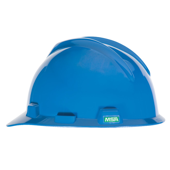 MSA V-Gard Elite Non-vented Hard Hat Protective Cap Work Helmet RED ...